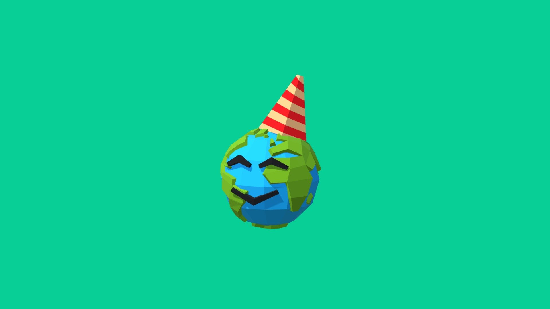 Positive News: 2020 04 22 Earth's Day - 3D model by ecohunt [85f4c2f ...