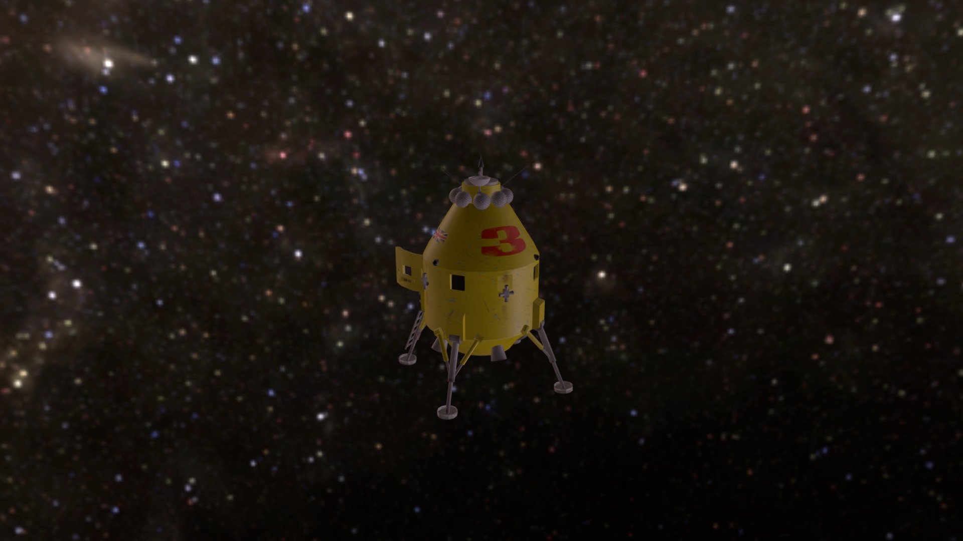 Lander 3 - 3D model by howardgardnercg [85f4c79] - Sketchfab