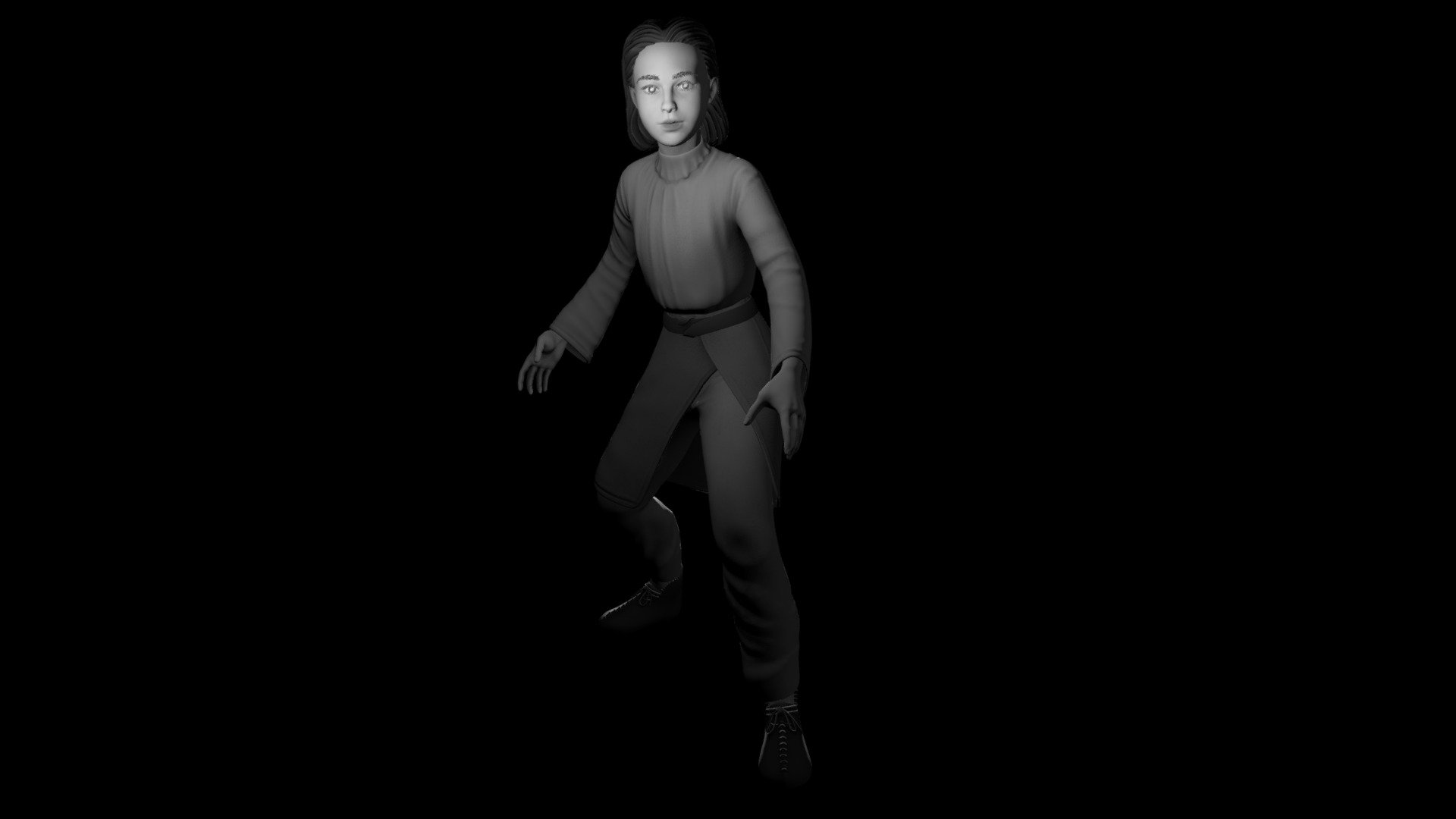 Girl - Download Free 3D model by kayacutt [85f6018] - Sketchfab