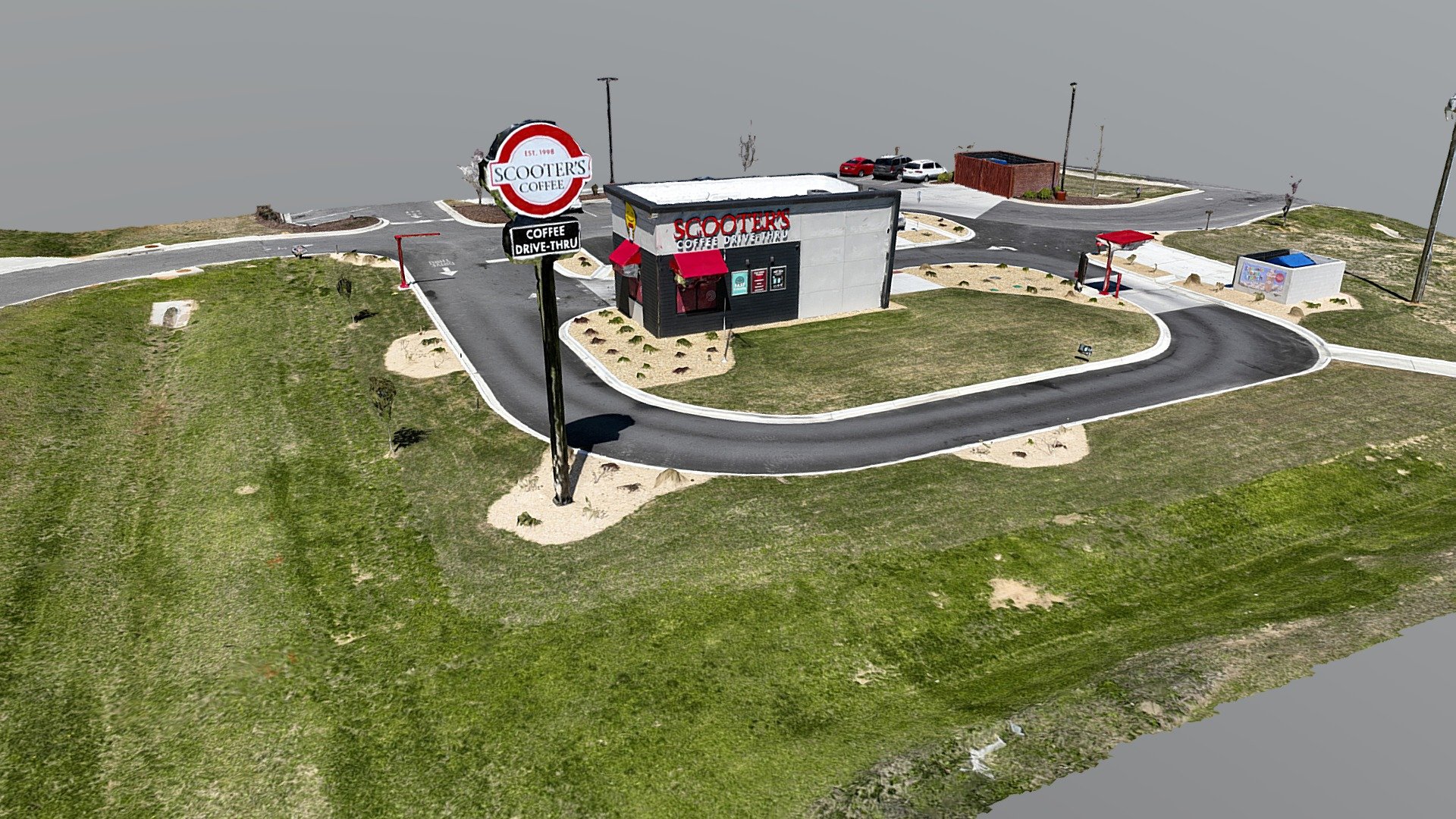 Scooter's Coffee - Download Free 3D model by johnnokomis [85f67d6] - Sketchfab