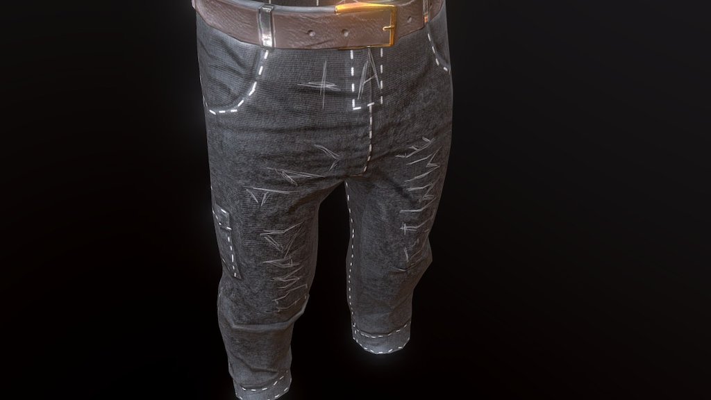 BankRobber Pants Rust Skin - 3D model by Milos Baskic (@MilosBaskic ...