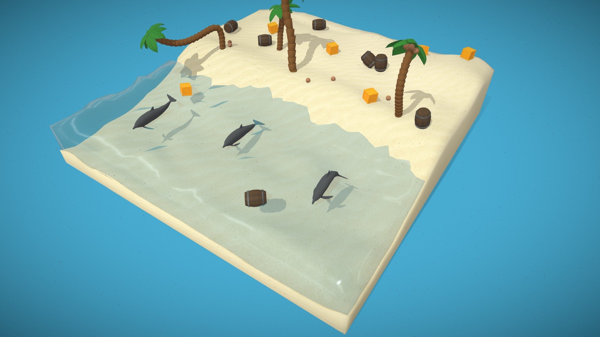 Island - 3D model by Davide Buonincontro (@buonincontrodavide) [85f7d99 ...