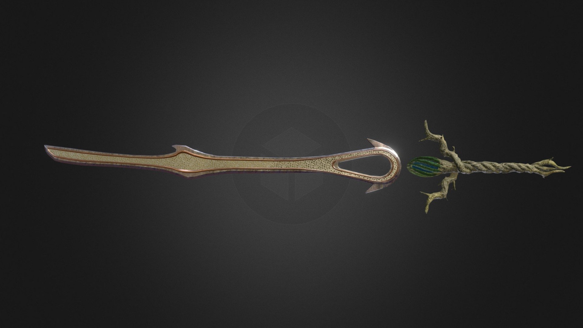 Magic Sword Lo Res - 3D model by mnpoldrugo [85fad51] - Sketchfab