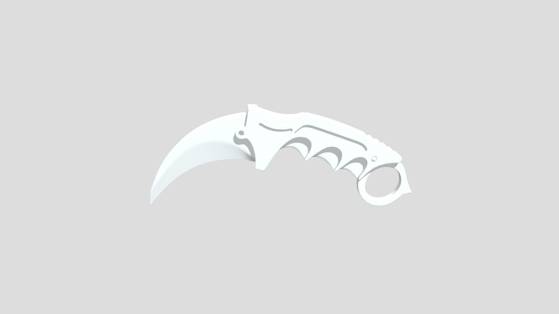 Karambit - 3D model by M_Martiz (@panmof) [85fb20f] - Sketchfab