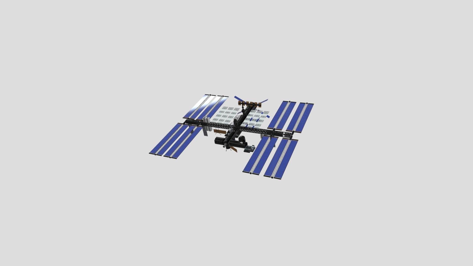 Internaitonal space station (ISS) - Download Free 3D model by ...