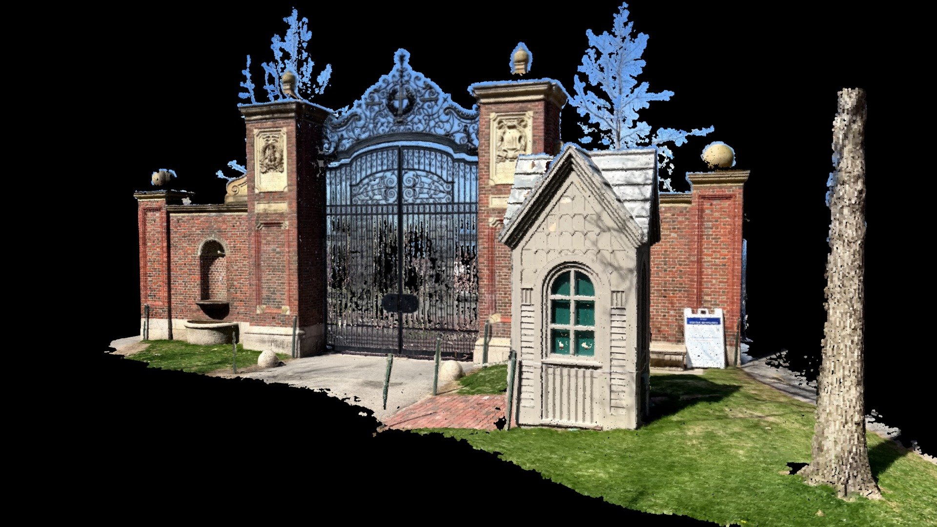 Johnston Gate - Harvard University - 3D model by EveryPoint [85fbbc2 ...
