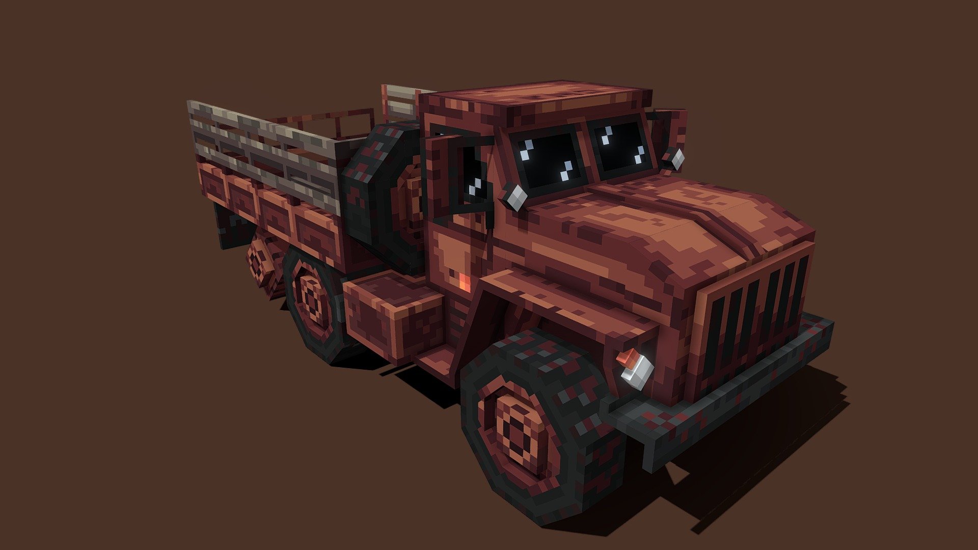 Ural 4320 rusty full - 3D model by sergonsergo [85fcdf8] - Sketchfab