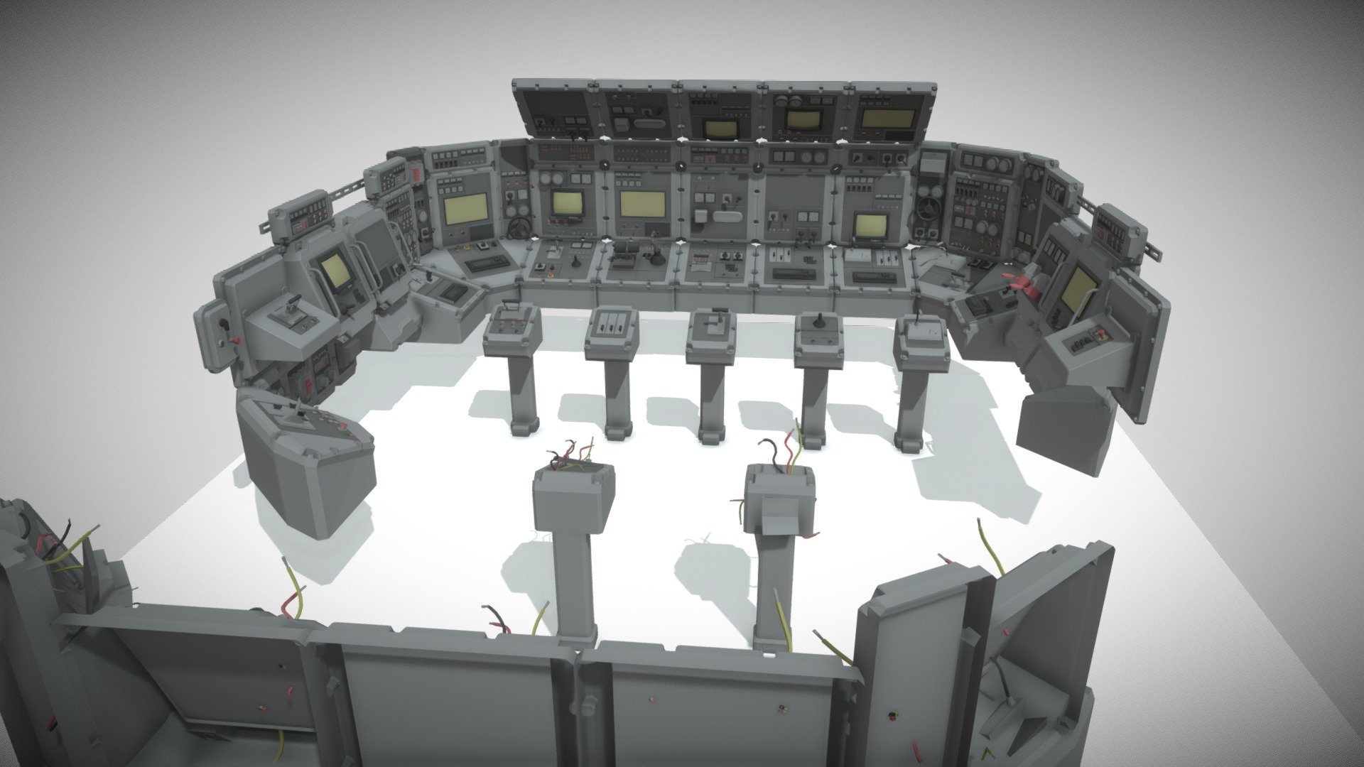Low Switchboard Pro - 3D model by VP.Studio3d [85fe9cb] - Sketchfab