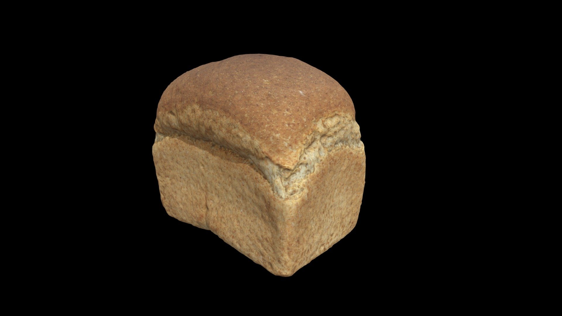 Wholemeal Loaf - Bread - Buy Royalty Free 3D model by Image Symmetry ...