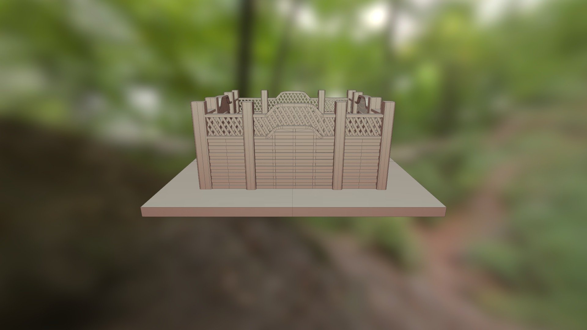 Fencing - 3D model by bryan.devenish [8600dfe] - Sketchfab
