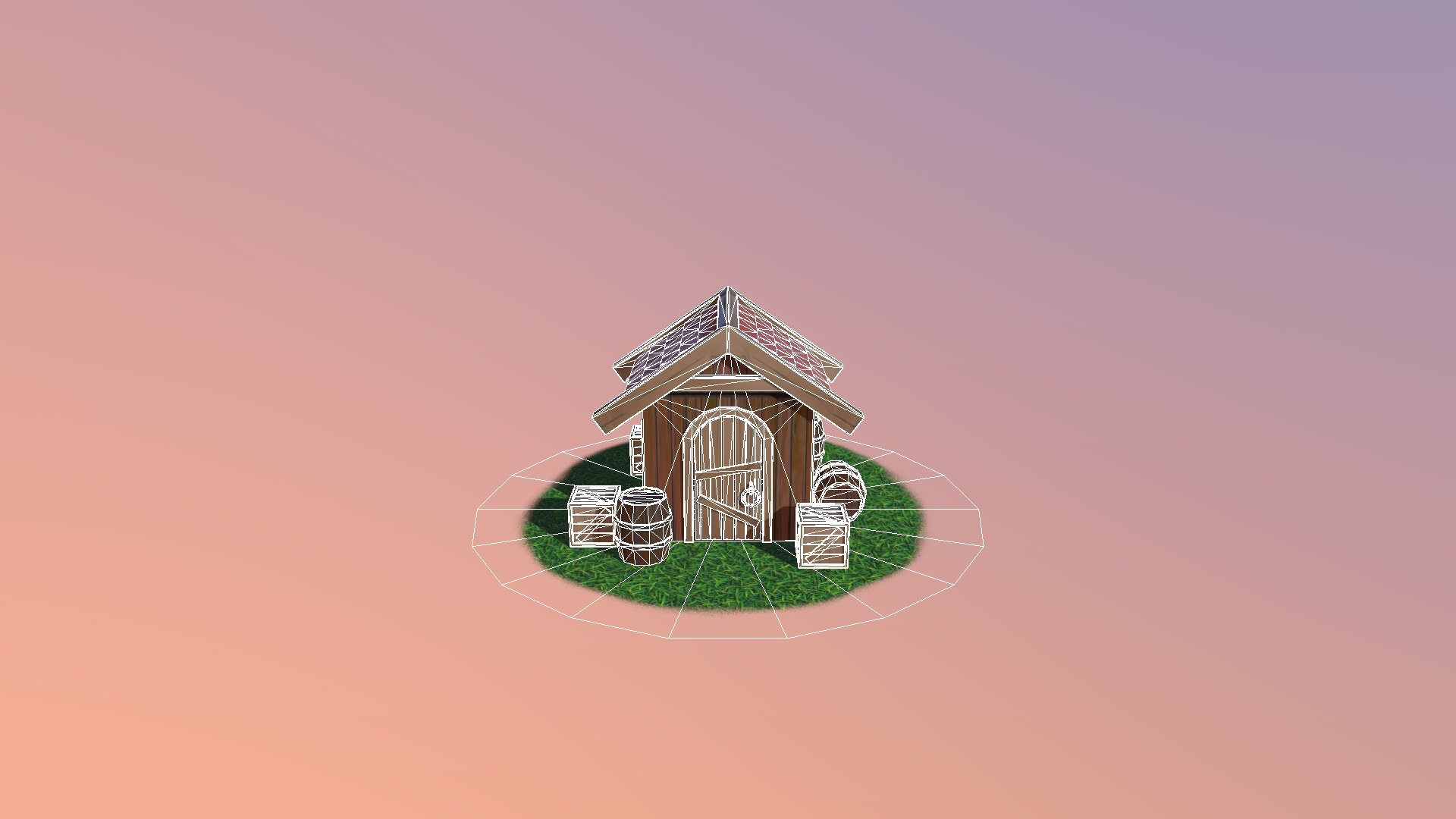Low Poly Sylized Shed - 3D model by Dfarrer98x [8602d3e] - Sketchfab
