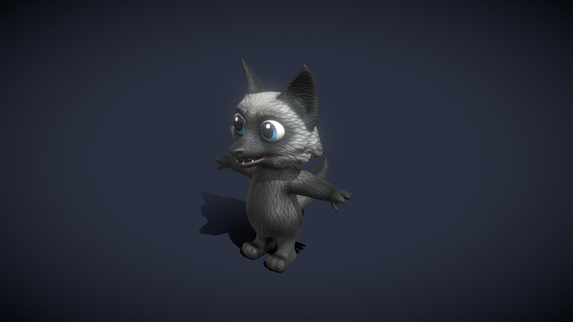 Cartoon Silver Fox 3D Model - Buy Royalty Free 3D model by 3DDisco ...