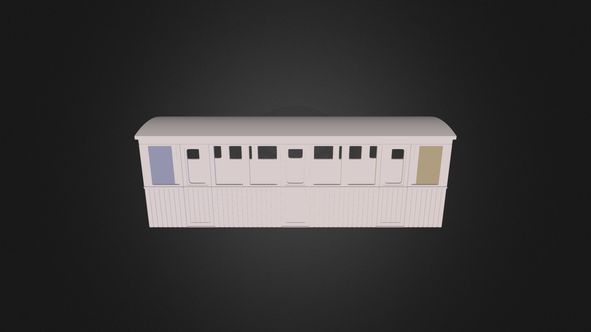 009 Short bogie 1st class coach - 3D model by 3dindustries [86037e2 ...