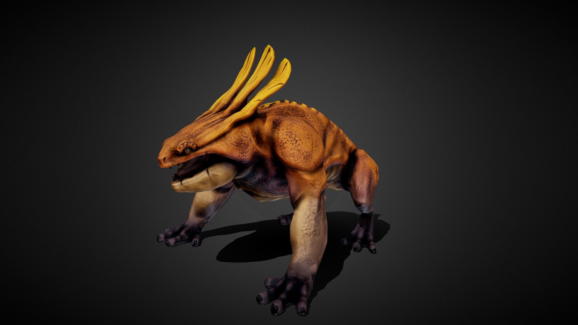 Dog Creature - 3D model by Bastien De Santis (@Bastien.De.Santis ...