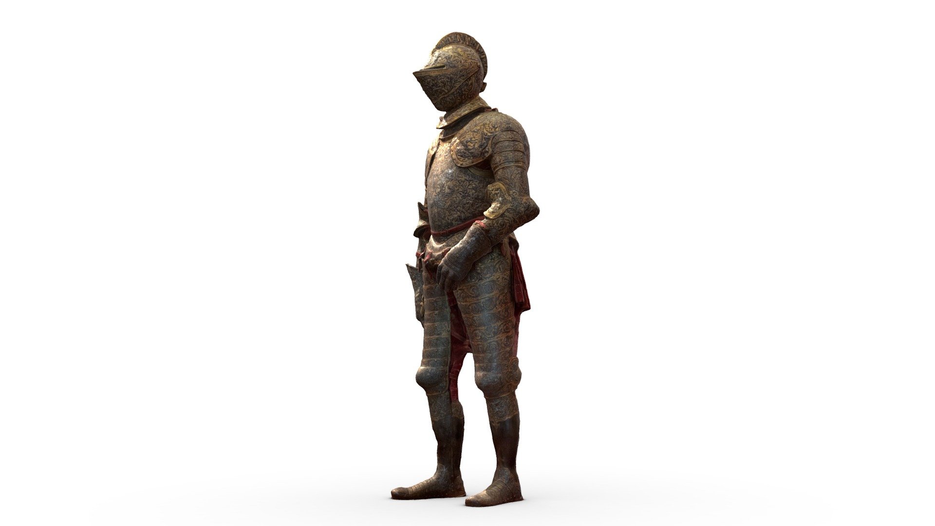 Decorative Knight Armor Suit Scan - Buy Royalty Free 3D model by Austin ...