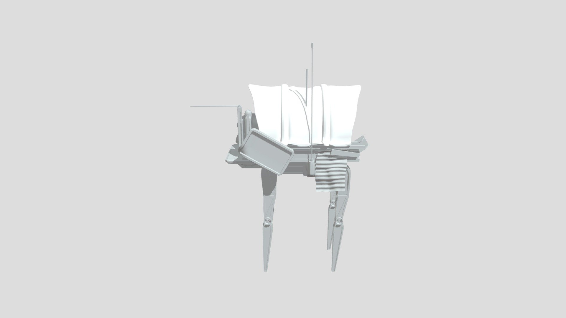 western kar with legs - 3D model by dannylam1200 [8605b5b] - Sketchfab