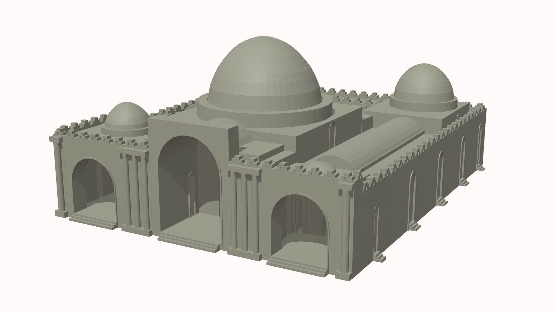 sarvestan palace building کاخ سروستان - 3D model by zigurat ...