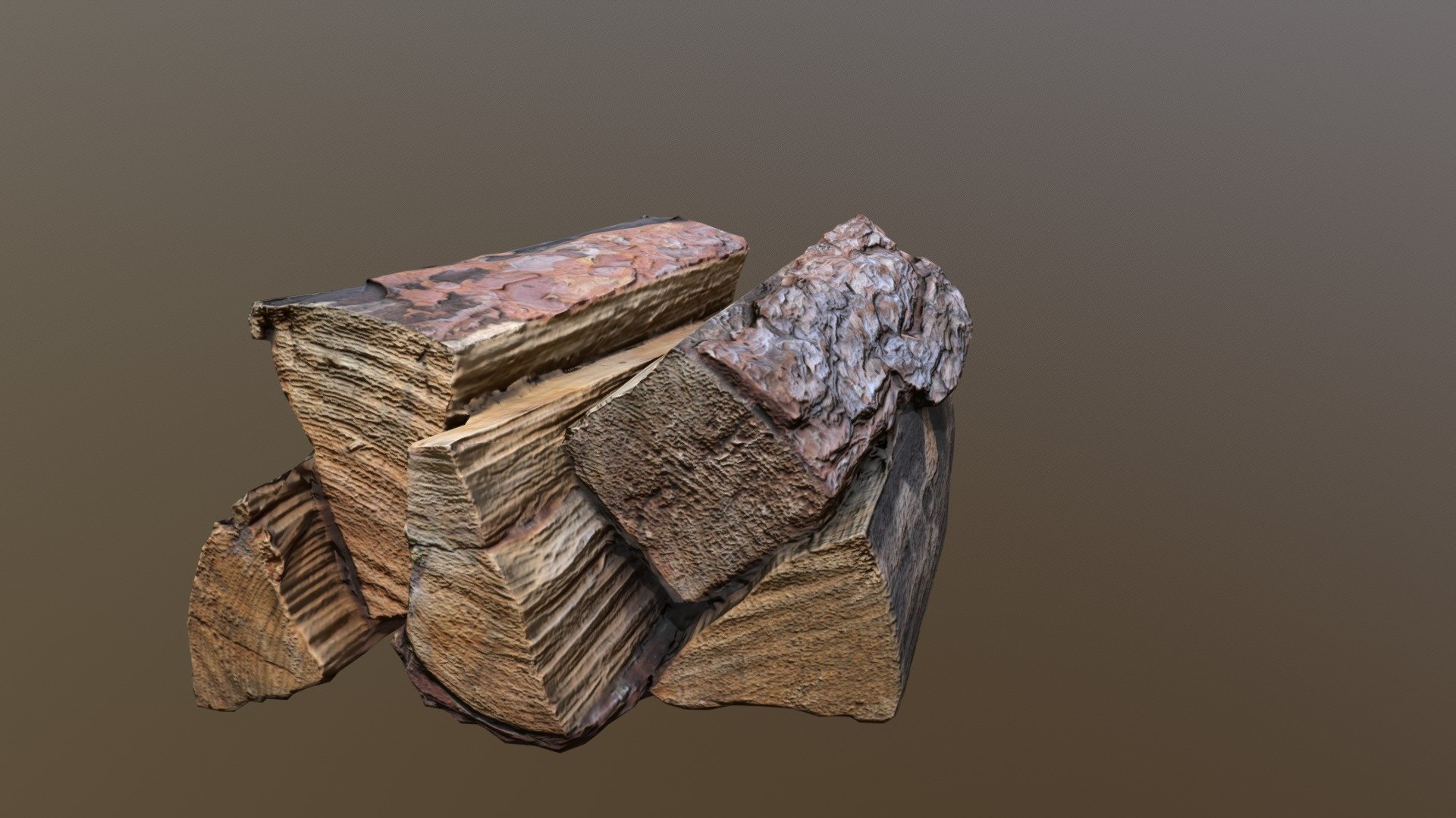 Firewood Low poly - 3D model by crfrog [860702e] - Sketchfab