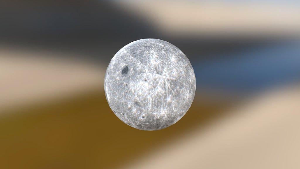 Moon - Download Free 3D model by onderonvermez [8609a07] - Sketchfab