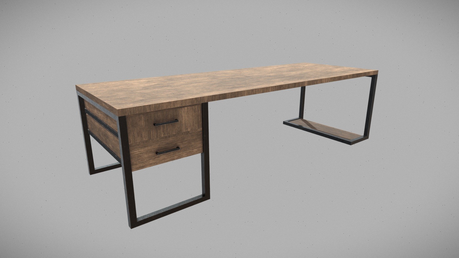 Computer Desk - Download Free 3D model by MarkoJ [860b56b] - Sketchfab