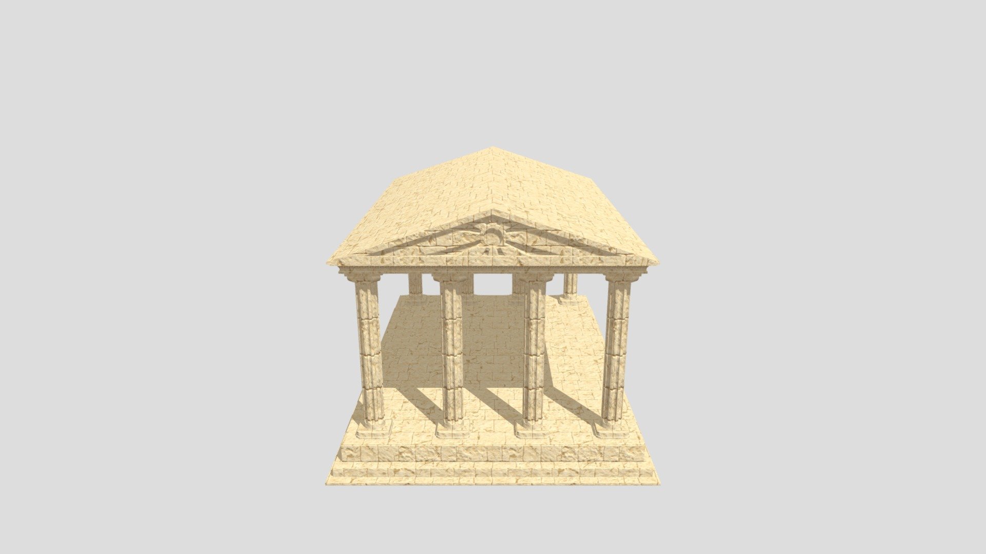 Roman Temple - Download Free 3D model by Vladimer Tsagareishvili ...