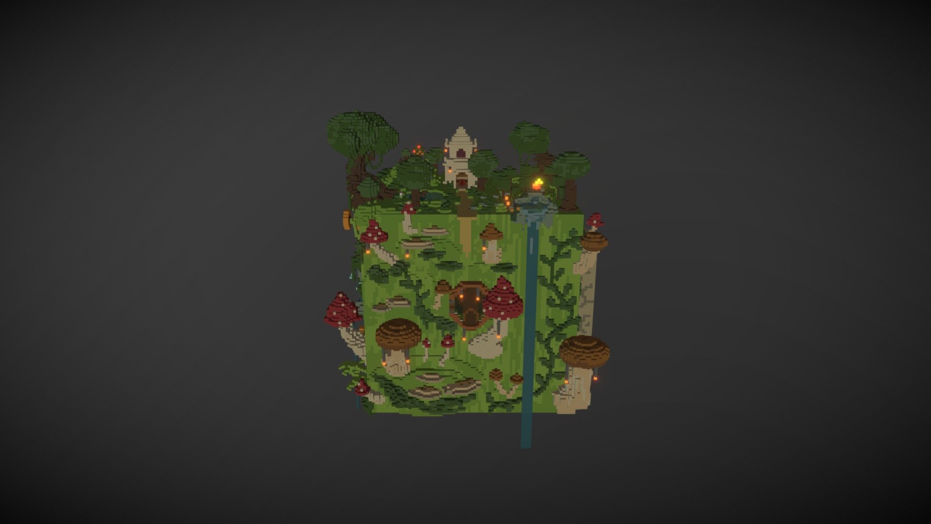 Kostka ziemia2 - 3D model by juliara640 [860cca3] - Sketchfab