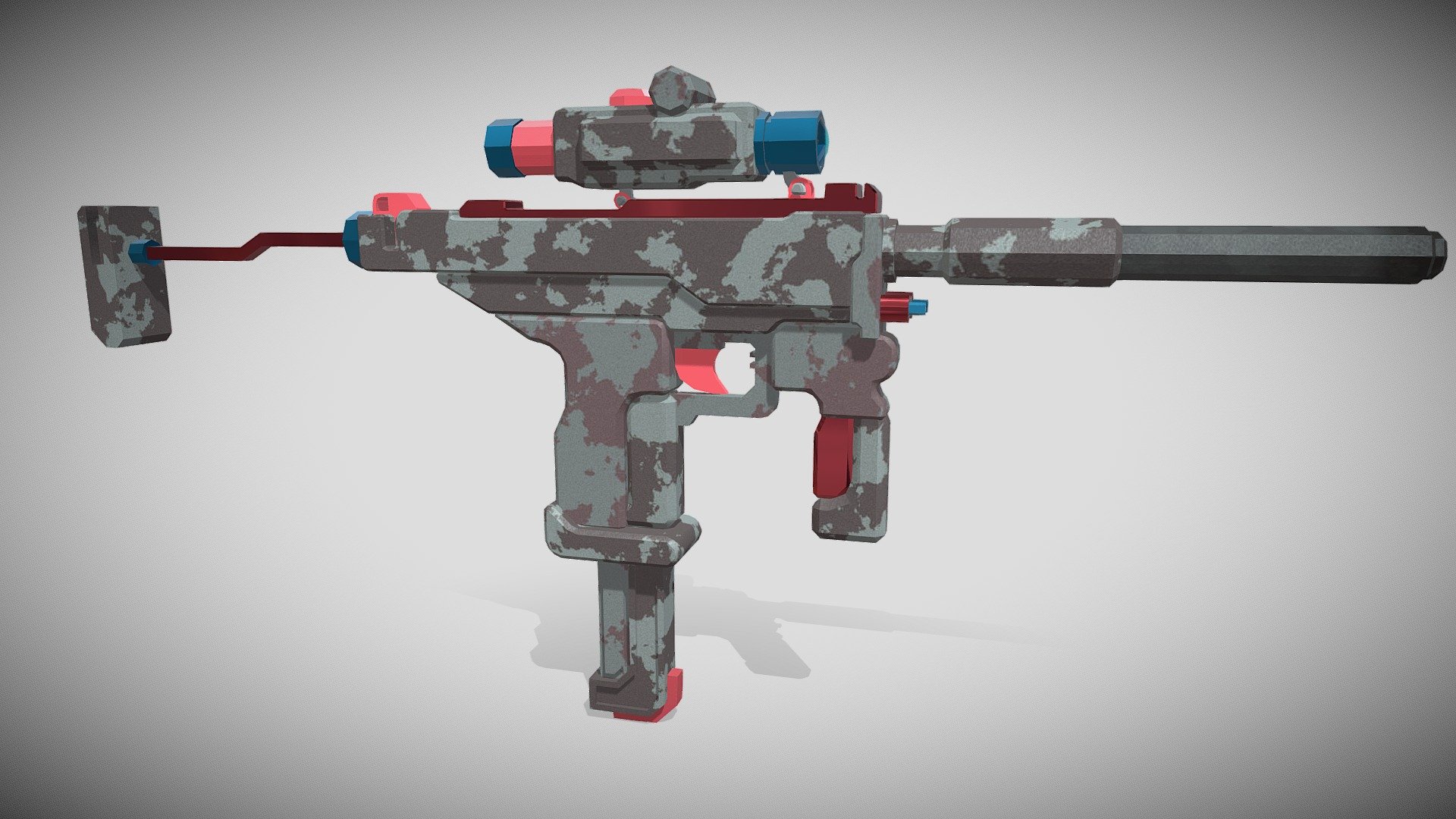 Low Poly SMG - Buy Royalty Free 3D model by Pedro_Braiti [860f2fc ...