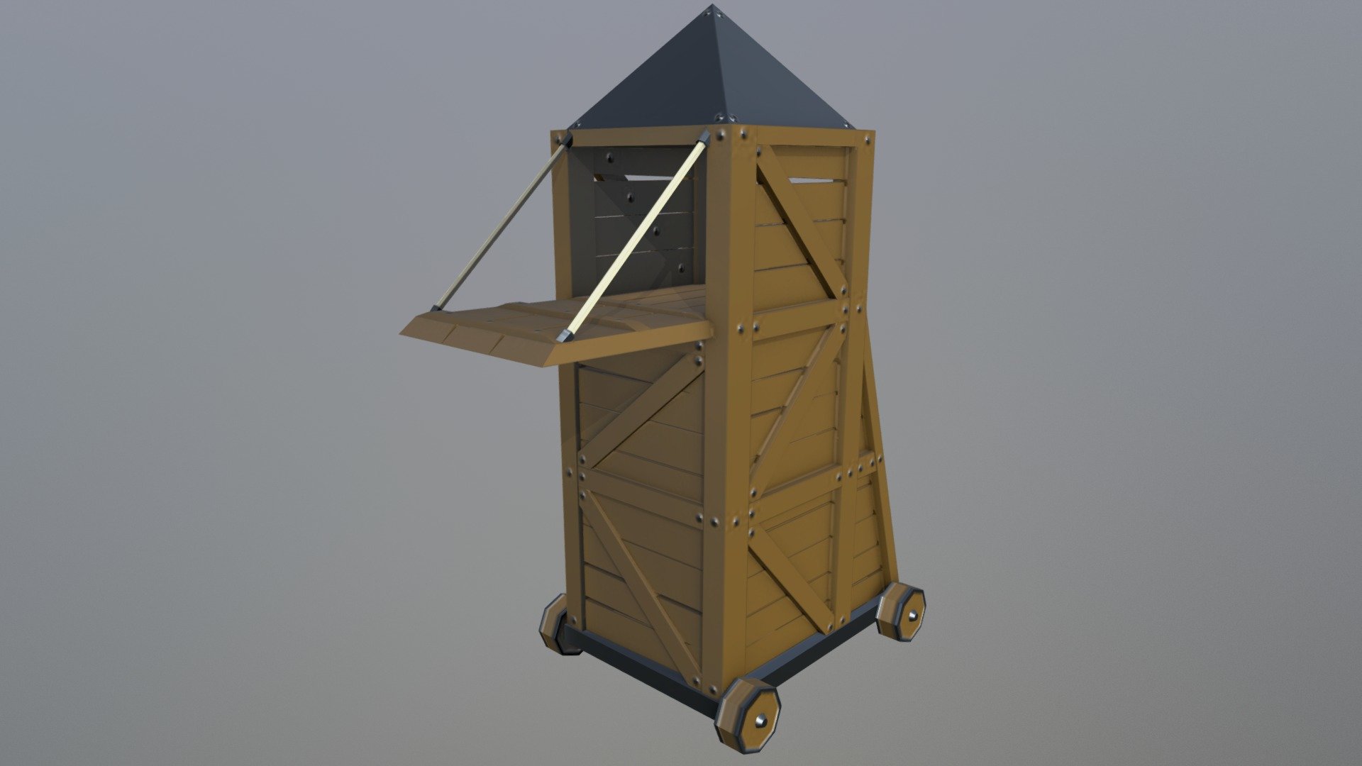 Siege Tower - Siege Equipment Assets - Download Free 3D model by ...