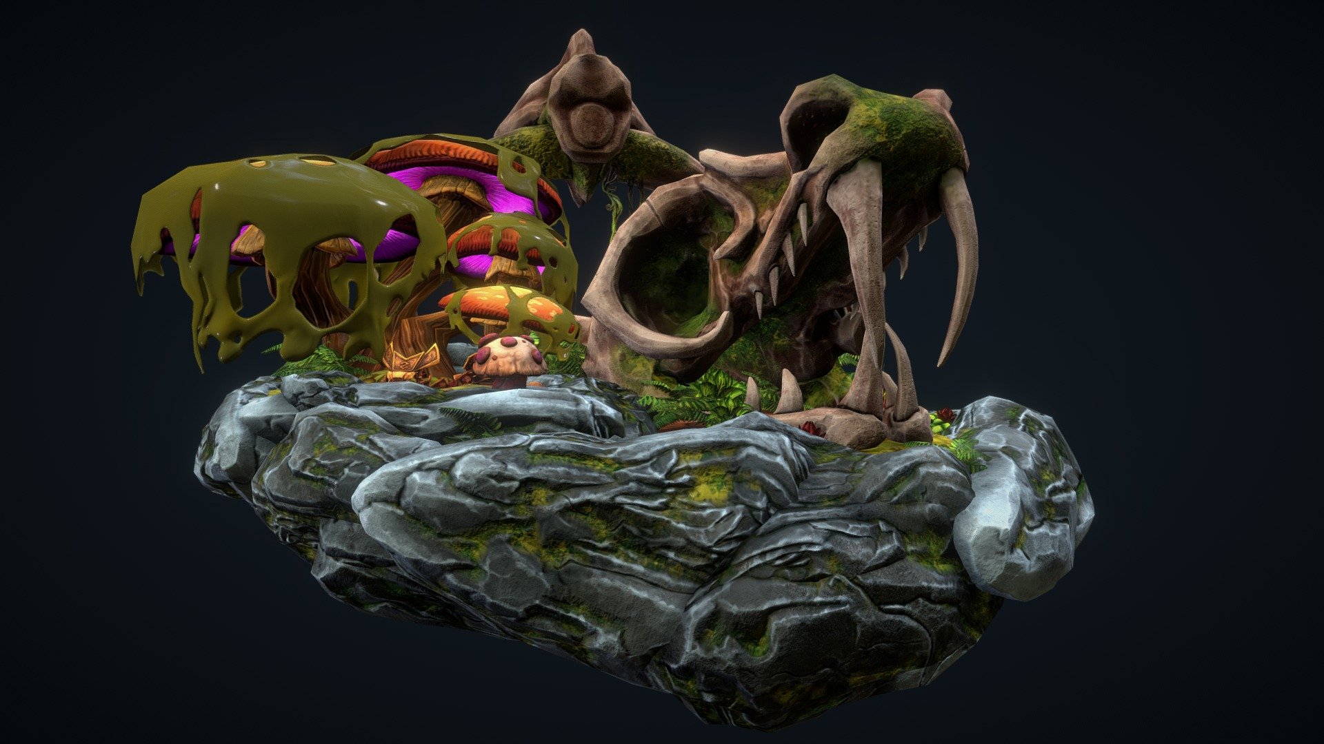 FoggySwampDiorama_Props - 3D model by Dragonheart (@arlinkaviljoen1 ...