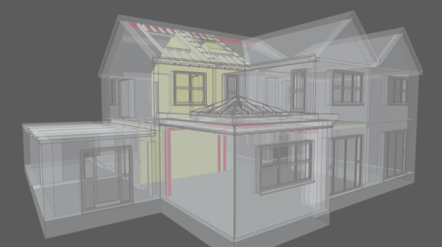 Structural Summary - 10 Blackstone Hill - 3D model by fretwells ...