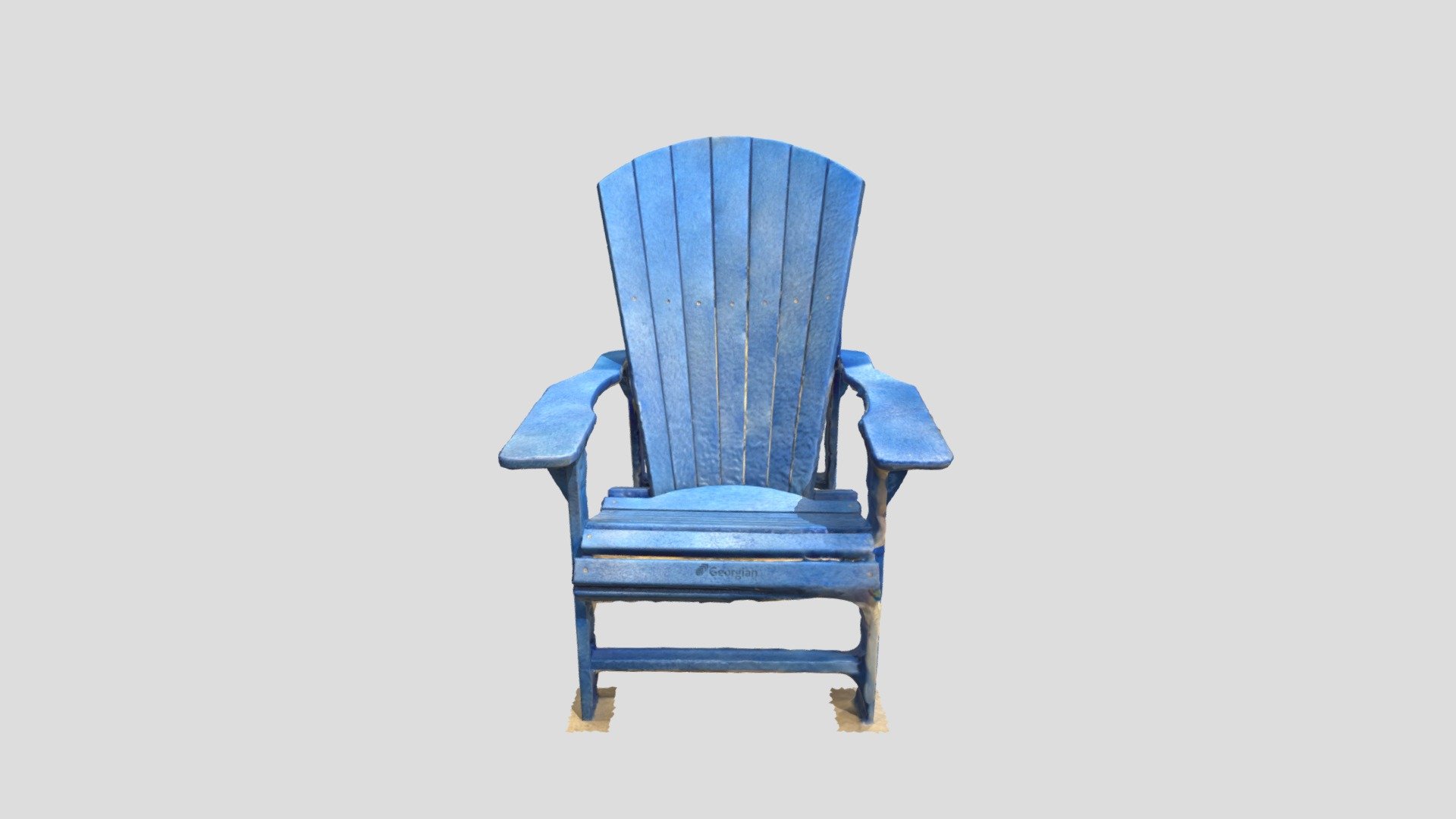 Blue Chair - Download Free 3D model by Georgian College [8613078 ...