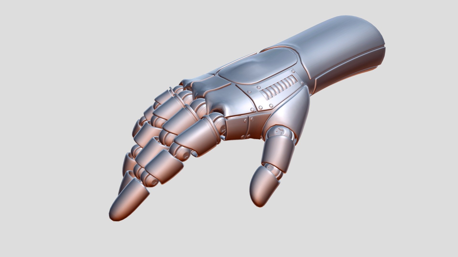 Humanoid Robot Hand - 3D model by TMIDS (@TMIDesignS) [86157e7] - Sketchfab