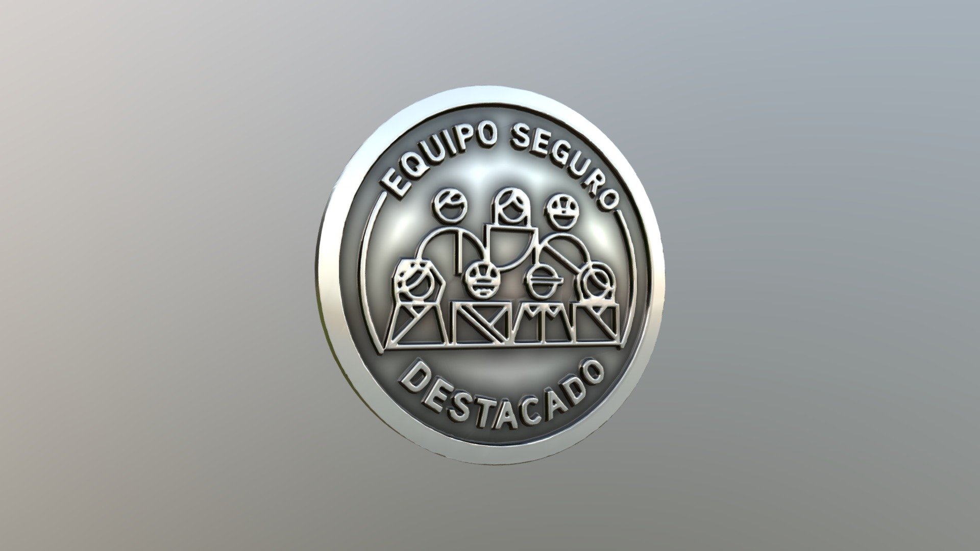 Pin Equipo Seguro - 3D model by Rubinstein 3D (@rubinstein3d) [86172db ...