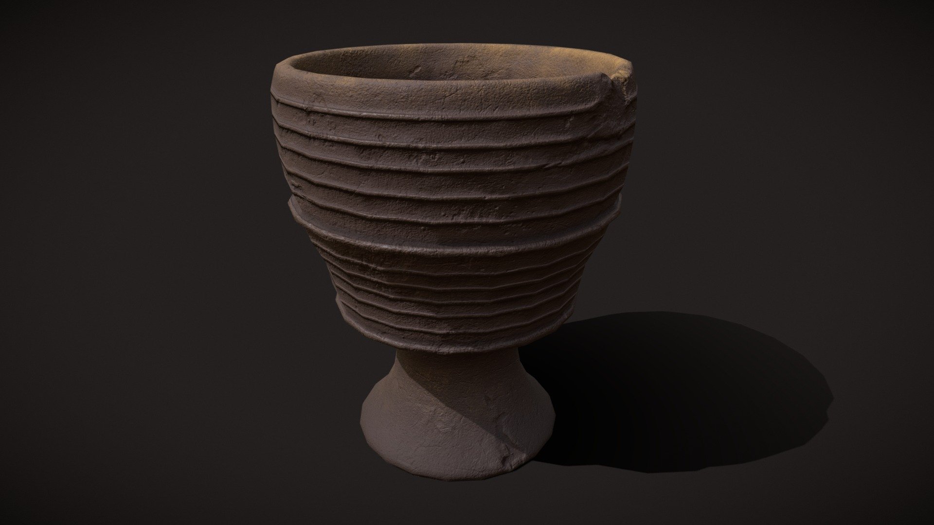 Ribbed_Clay_Chalice - Buy Royalty Free 3D model by GetDeadEntertainment ...