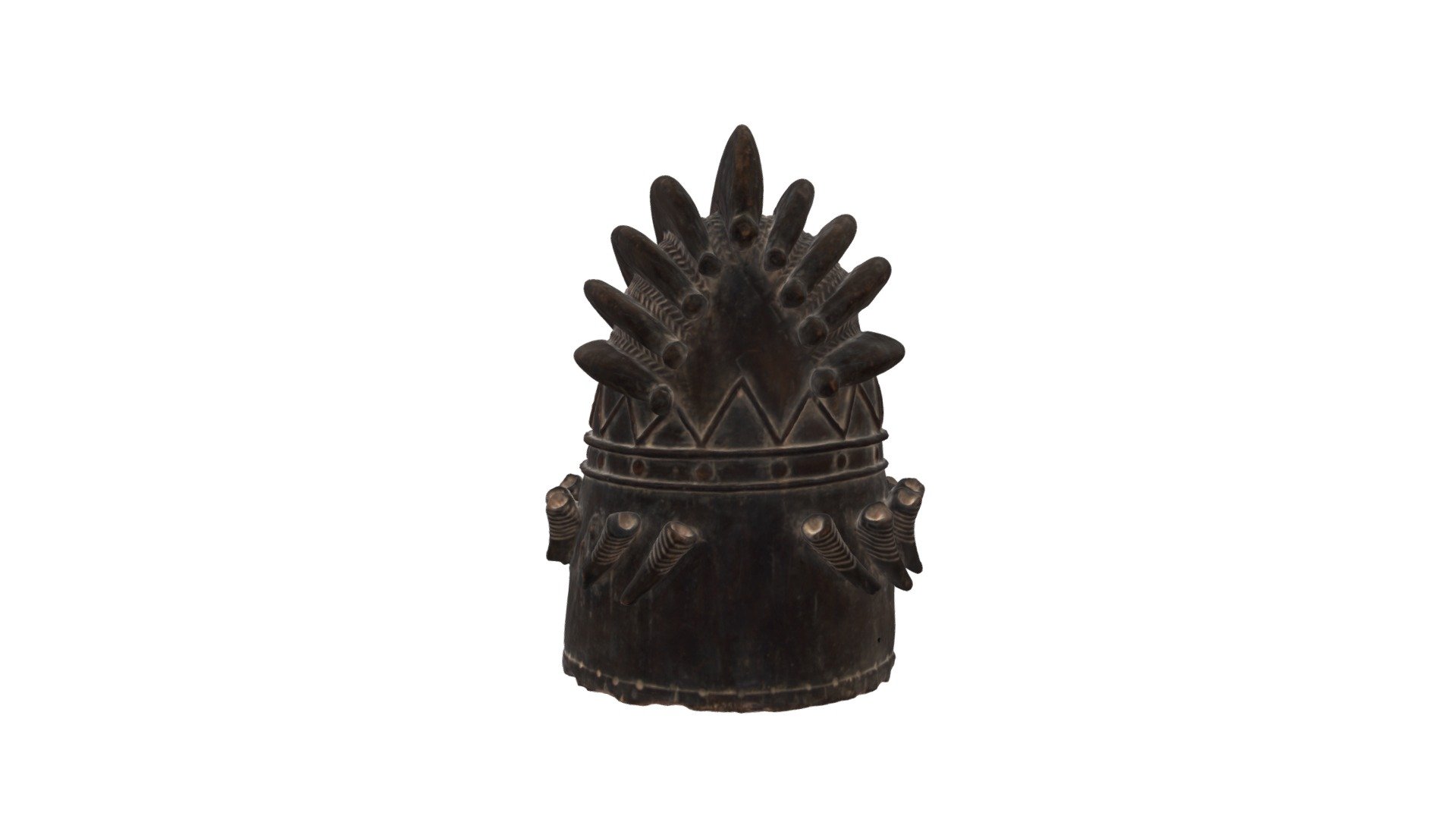 Bassa People Sande Society Bundu Helmet Mask - Download Free 3D model ...