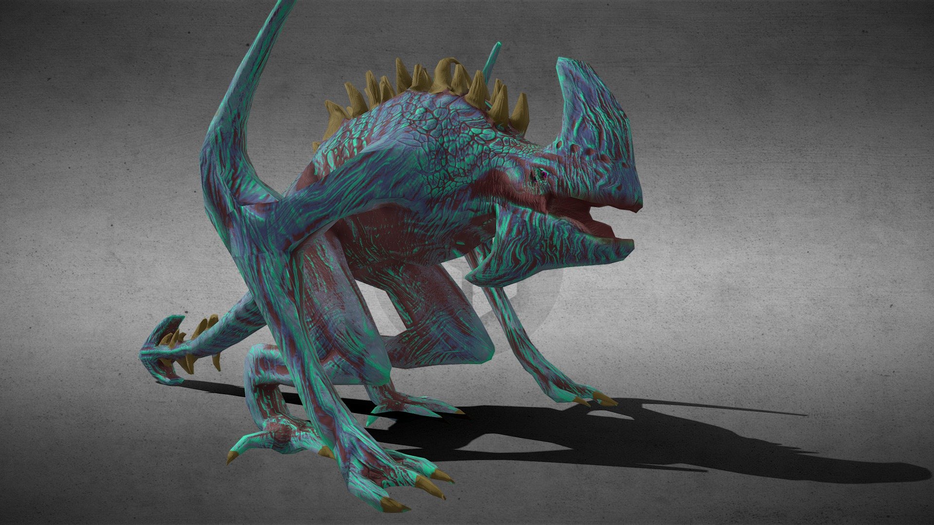 Cave Monster - 3D model by MTZ 3D (@mtzfor3d12) [861b83b] - Sketchfab