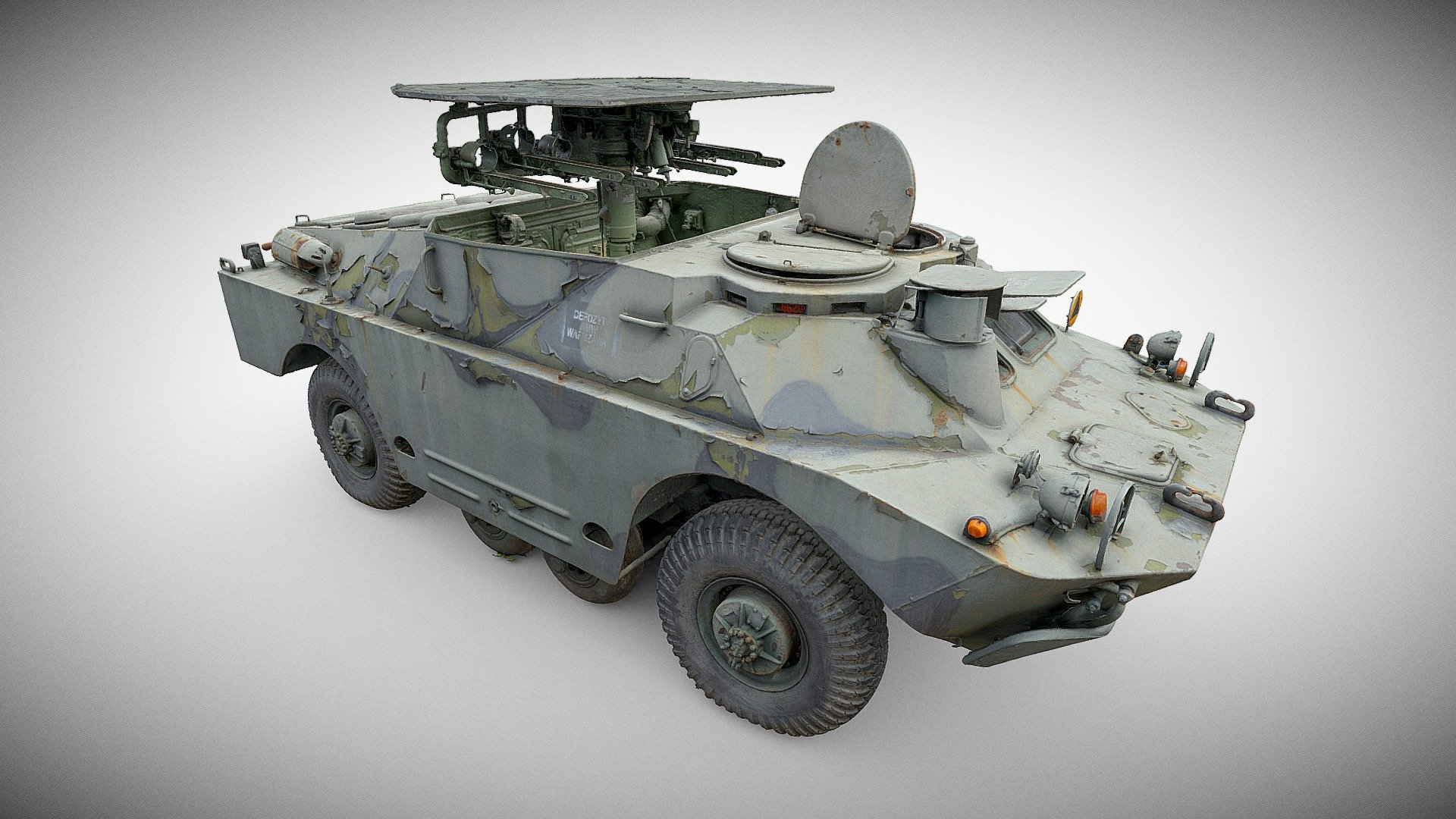 Tank destroyer BRDM-2 9P133 - Buy Royalty Free 3D model by archiwum_xyz ...