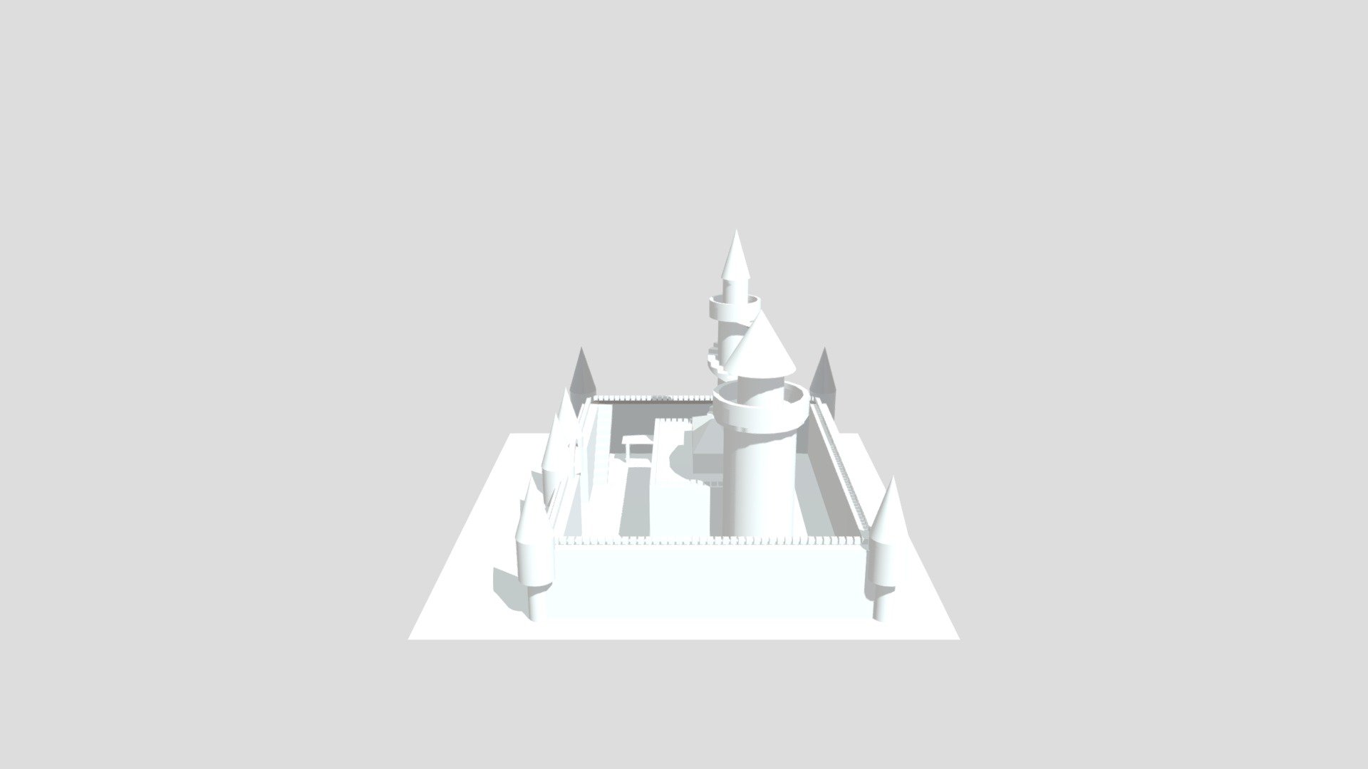 Castelo - 3D model by pedrom [861c35a] - Sketchfab