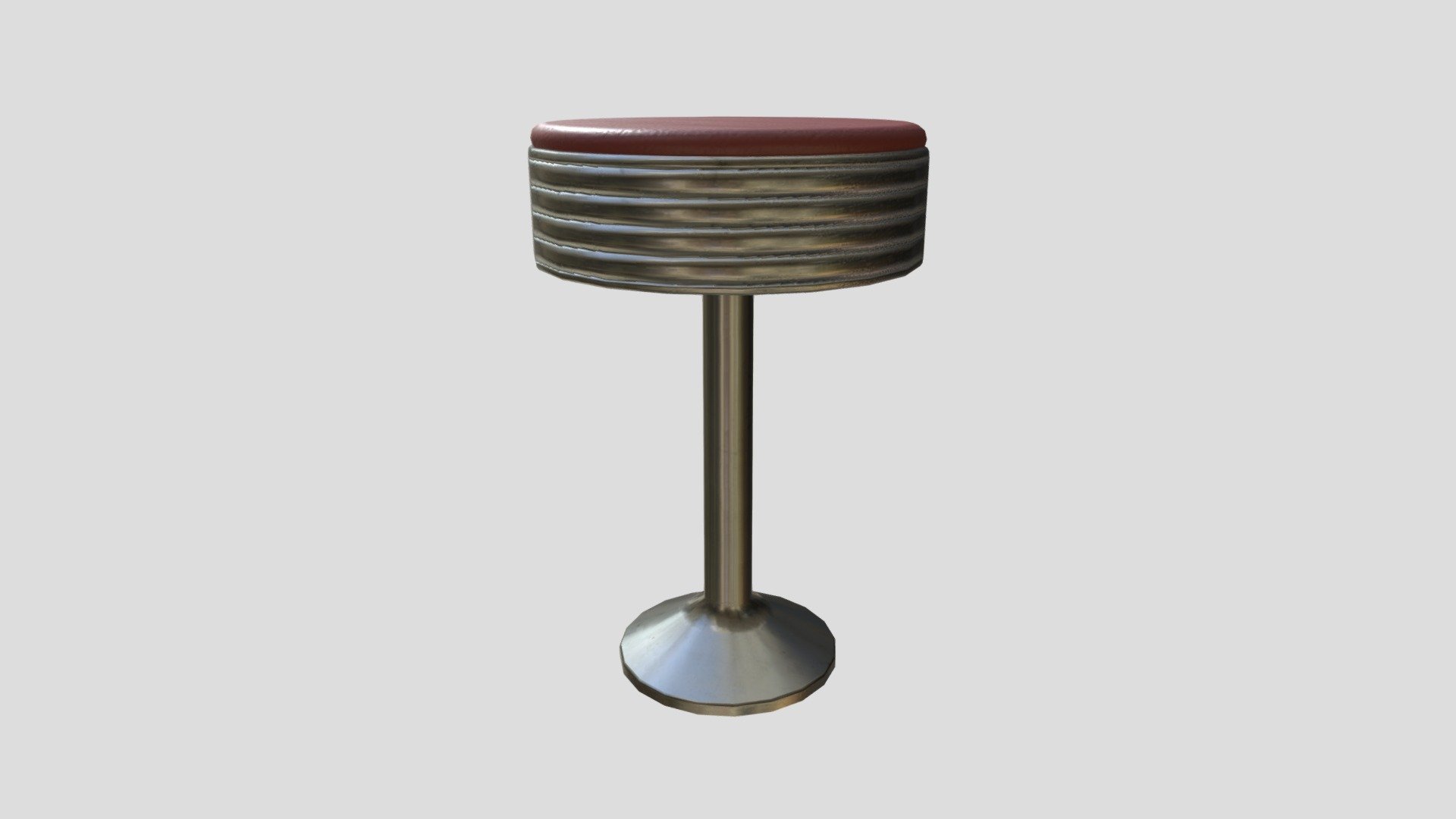 Diner Stool - Download Free 3D model by Mick Chambers (@MickChambers ...