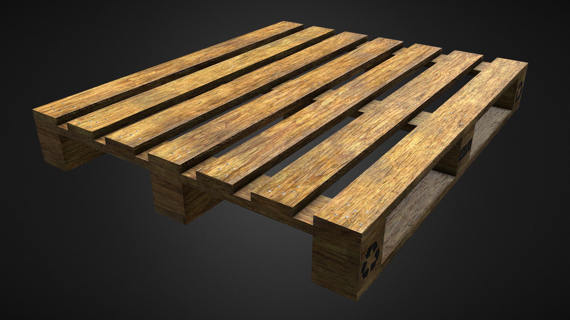 Pallet - 3D model by Ruslan Abbasov (@3DLaba) [861cc40] - Sketchfab