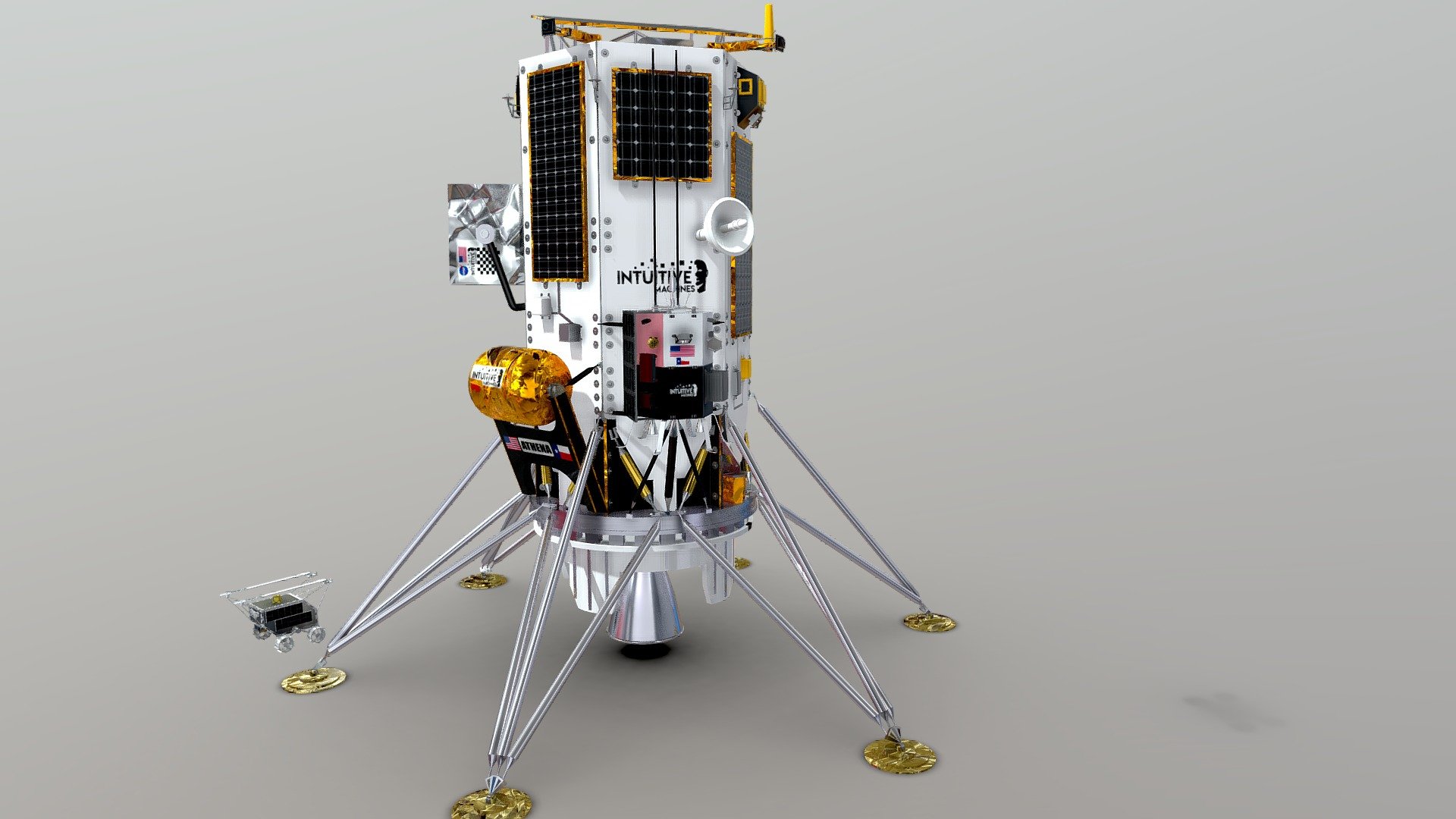 Intuitive Machines im2 - 3D model by AnishRoyalinc [861d974] - Sketchfab
