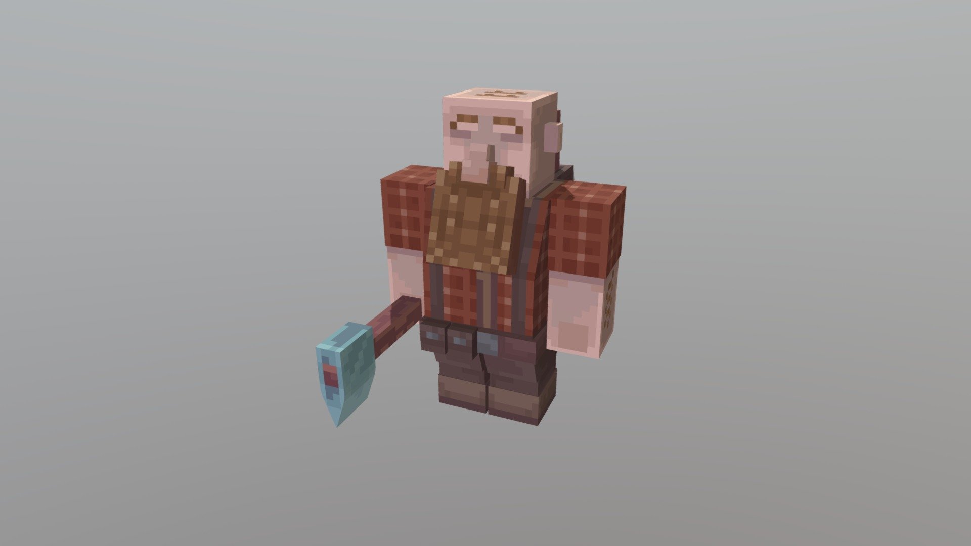 Dwarf Woodcutter - 3D model by Bastrd_Jim (@bastrdsword) [861fe8c ...