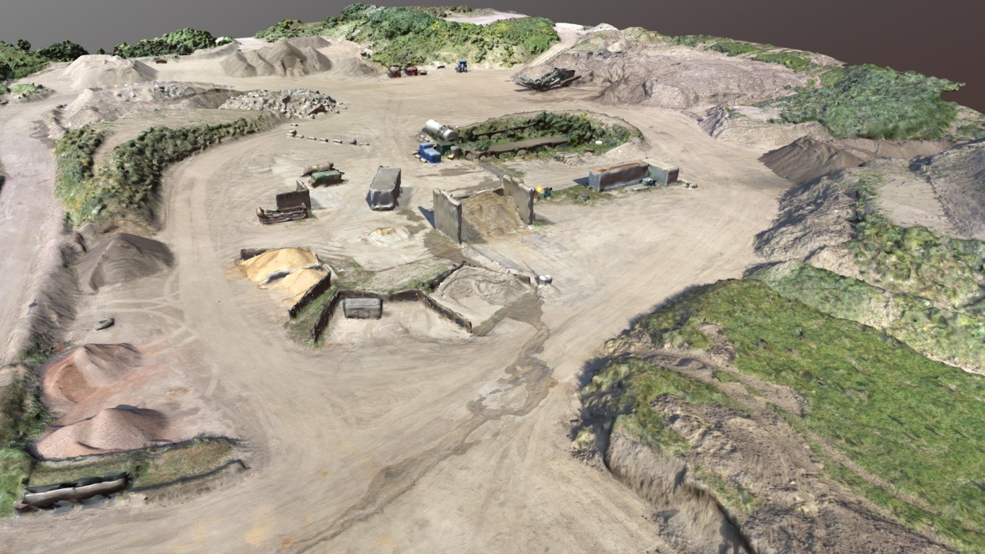 Civil engineering 3D model - 3D model by pathfinderdrone [8623c10 ...