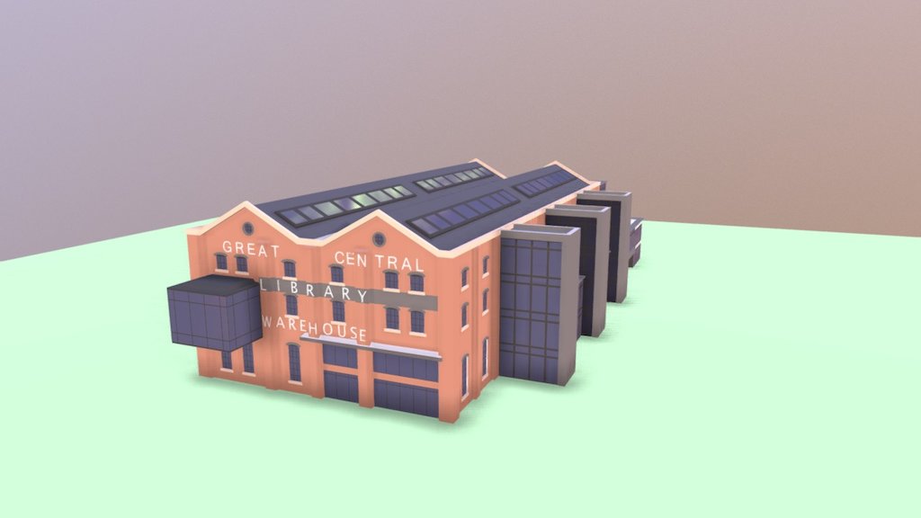 Library - 3D model by lobstrex [8624427] - Sketchfab