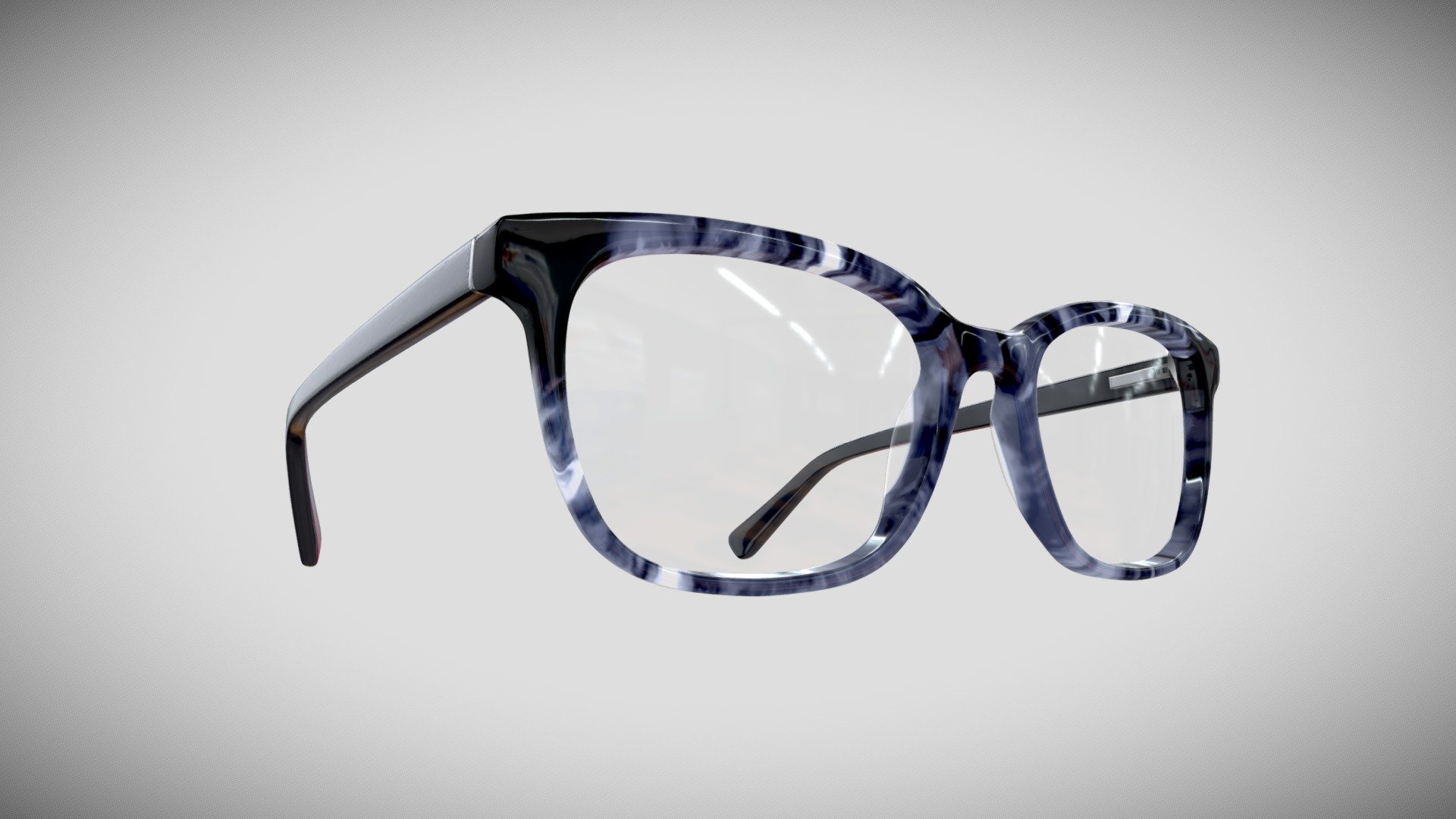 Glasses 3D Model - 3D model by nattsol [8624766] - Sketchfab