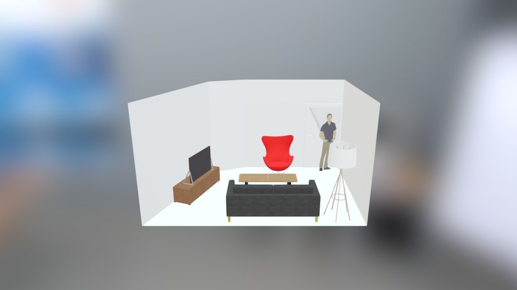 Living - 3D model by pollewolle [8628c9b] - Sketchfab