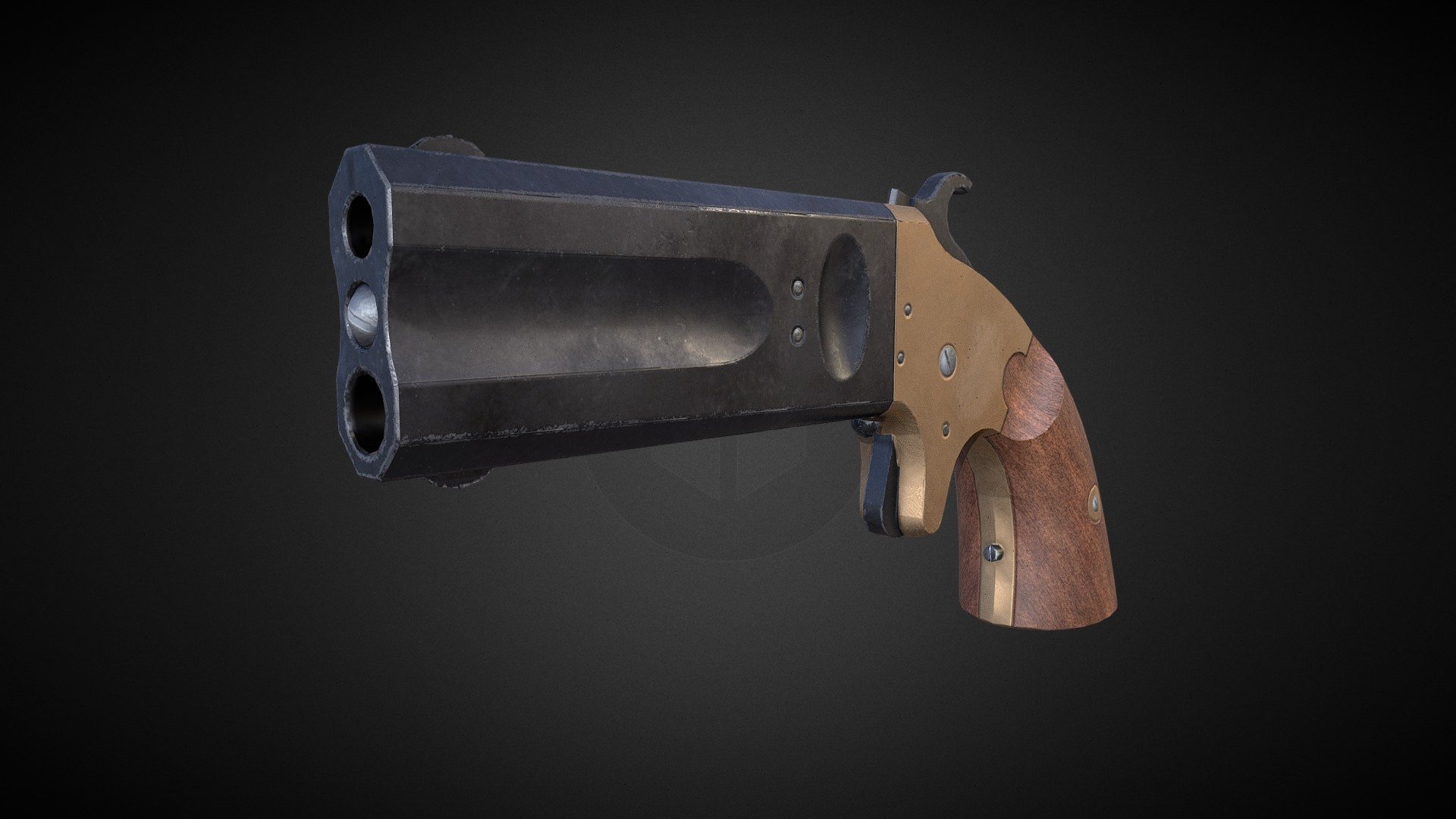 Derringer_Twist_GameDev - 3D model by BSiorek [862a849] - Sketchfab