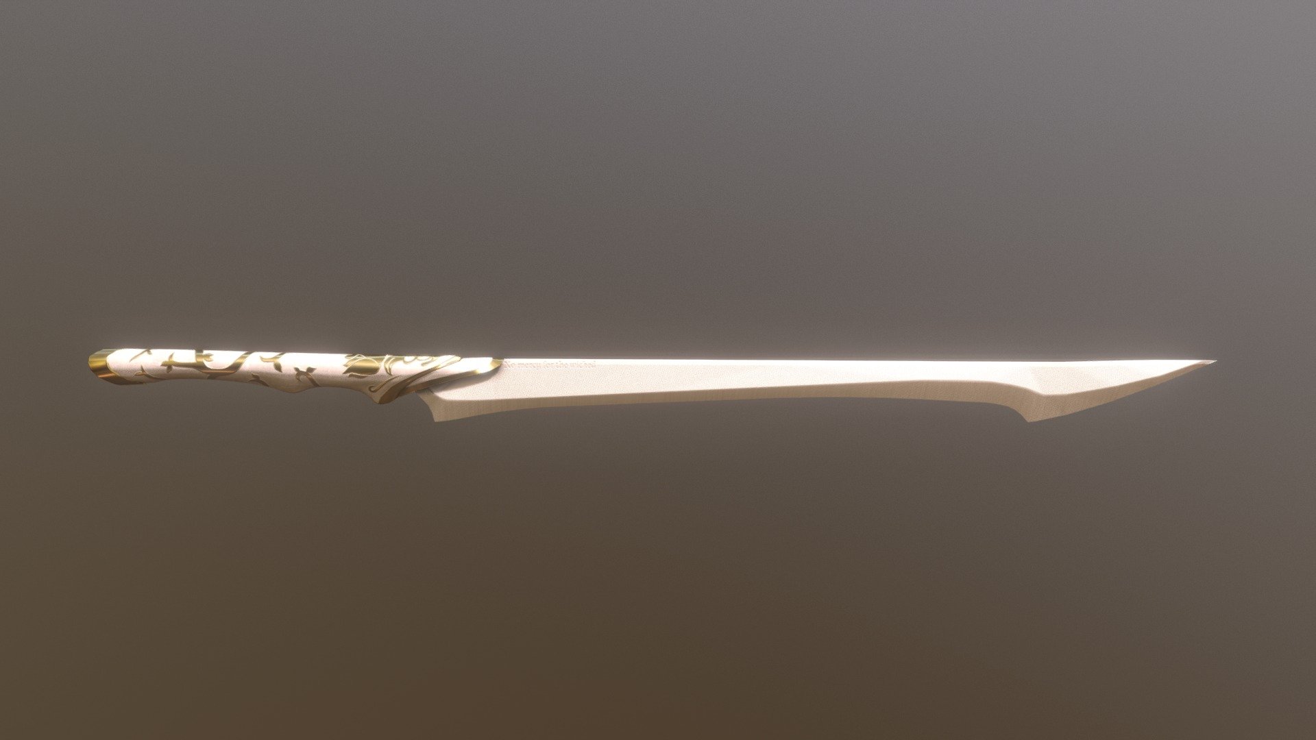 Golden Rose Greatsword - 3D model by Christian Carter (@christiancarter ...