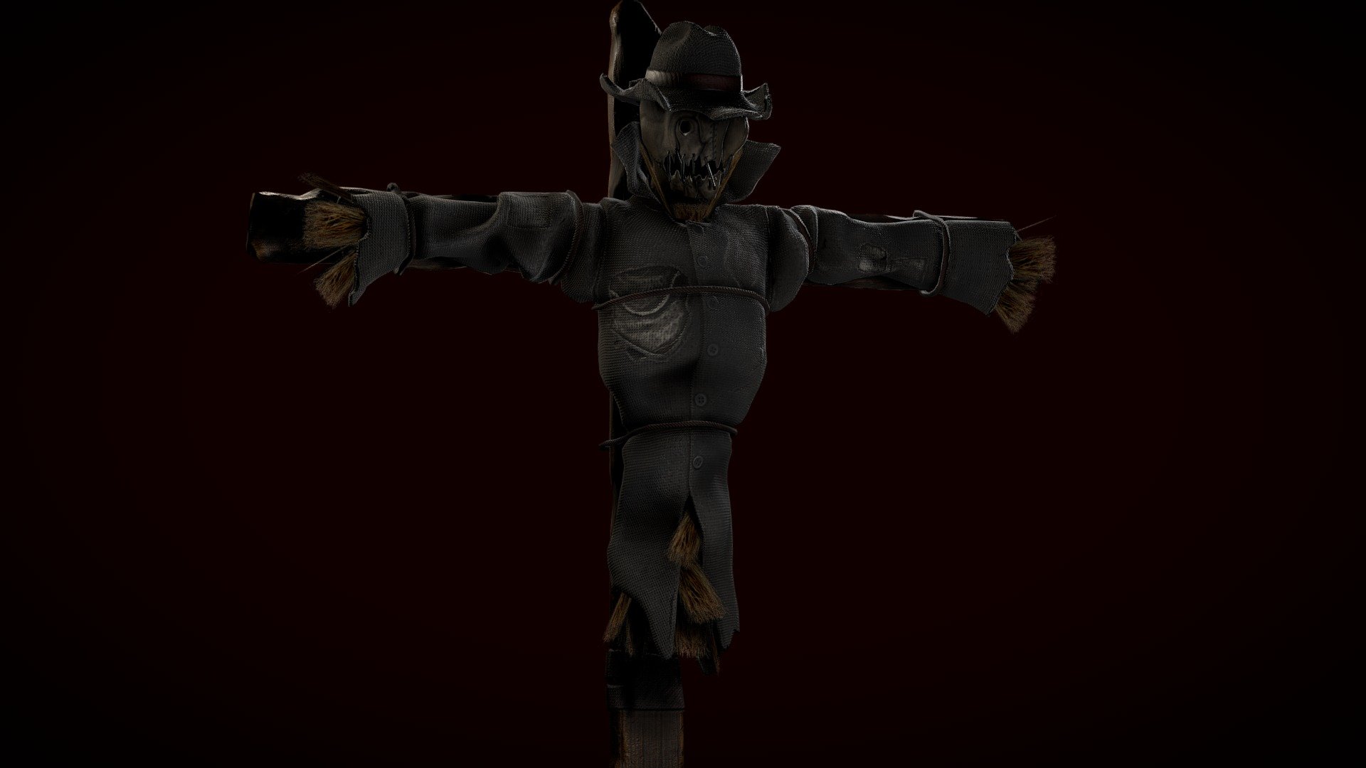Scarecrow - 3D model by Shedmon [862b043] - Sketchfab