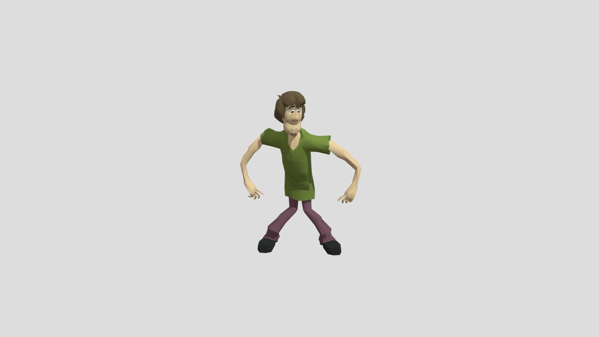 Shaggy Dancing Twerk from Scooby Doo - Download Free 3D model by 3D by ...